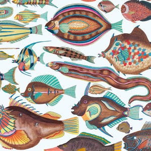 All the Fantastic Fish | Poster - Etsy