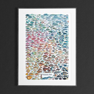 All the Fantastic Fish | Poster - Etsy