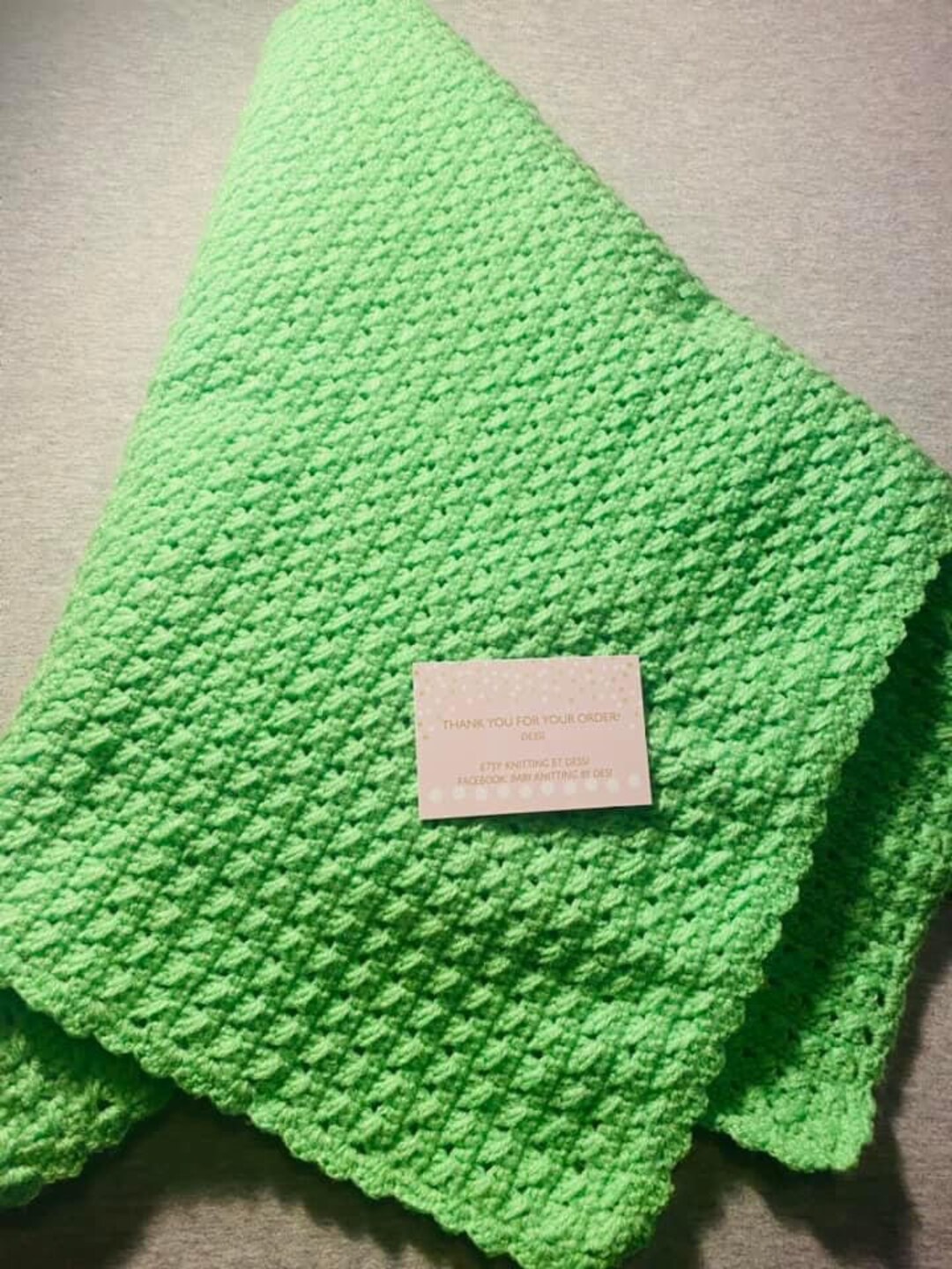 Super Soft Crochet Baby Blanket - Etsy