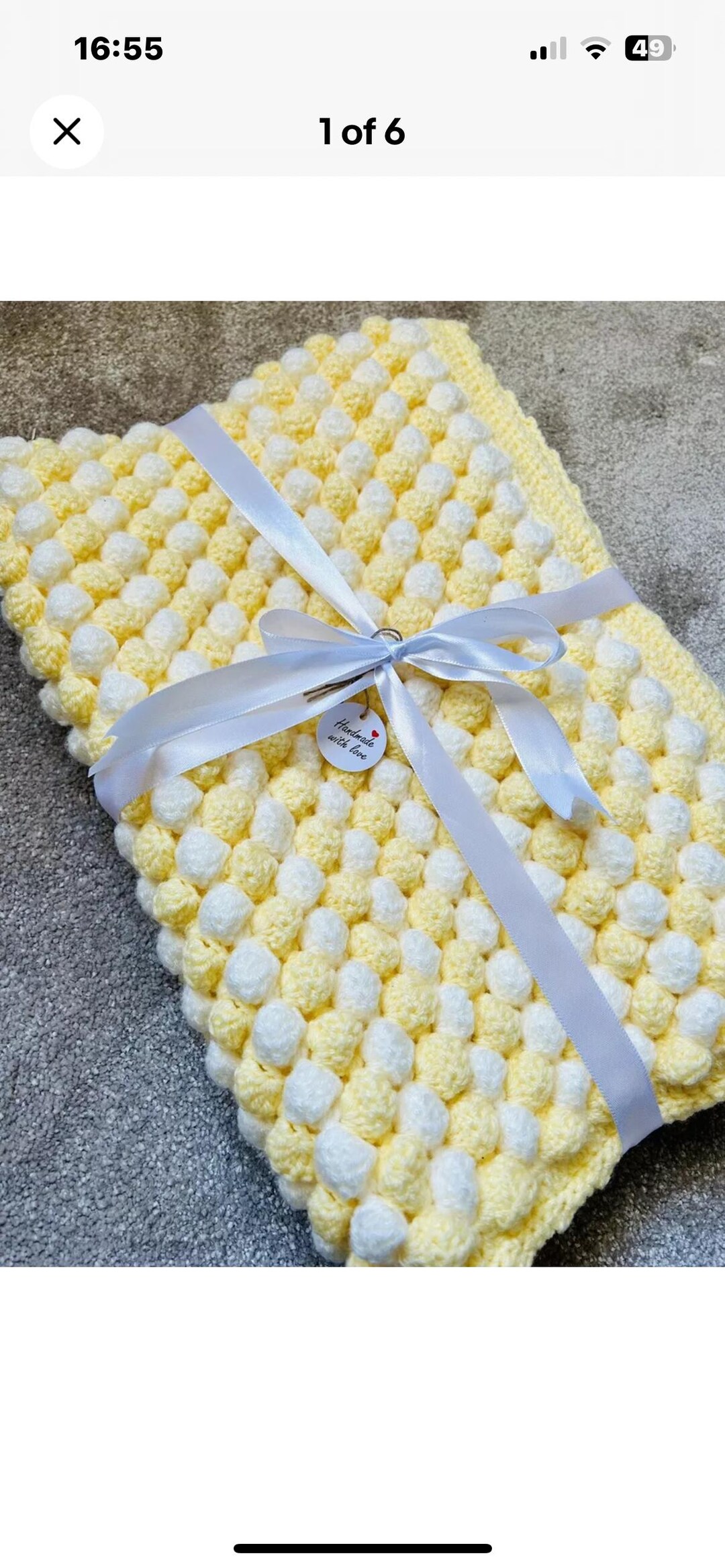 Crochet Baby Blanket Handmade Baby Blanket Soft Crochet Baby Blanket ...
