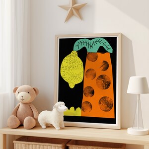 Lemon Tree Poster for Nursery Room, Nursery Prints, Nursery Room Decor ...