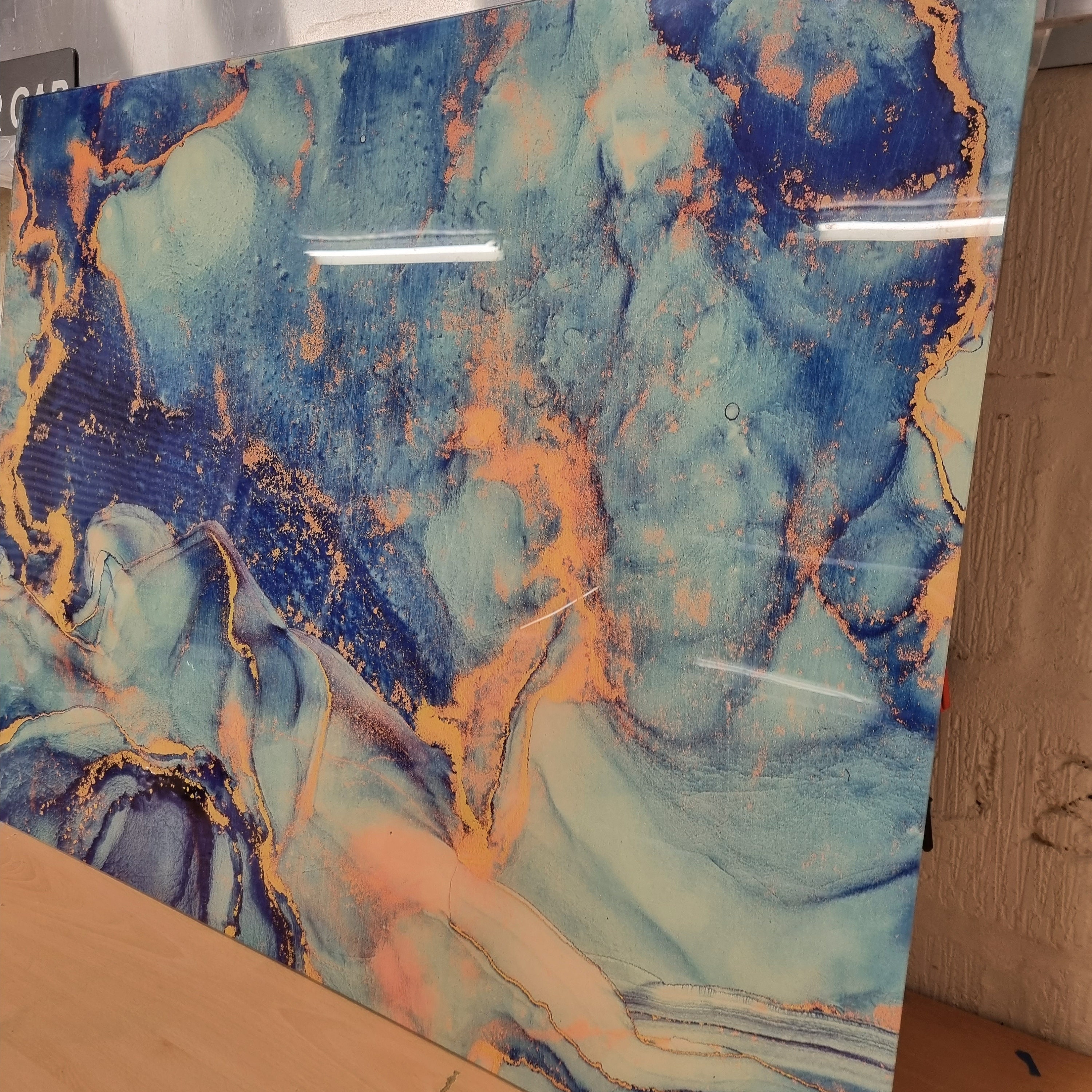 Unique High Quality Glass Backsplash Stove Back Cover - Etsy