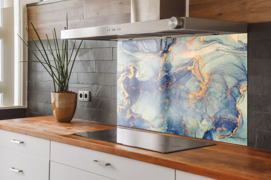 Unique High Quality Glass Backsplash, Stove Back Cover, Kitchen Decor ...