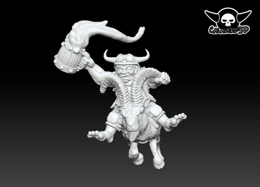 Halfling Ram Rider Star Player - Calaverd3d Fantasy Football Star ...