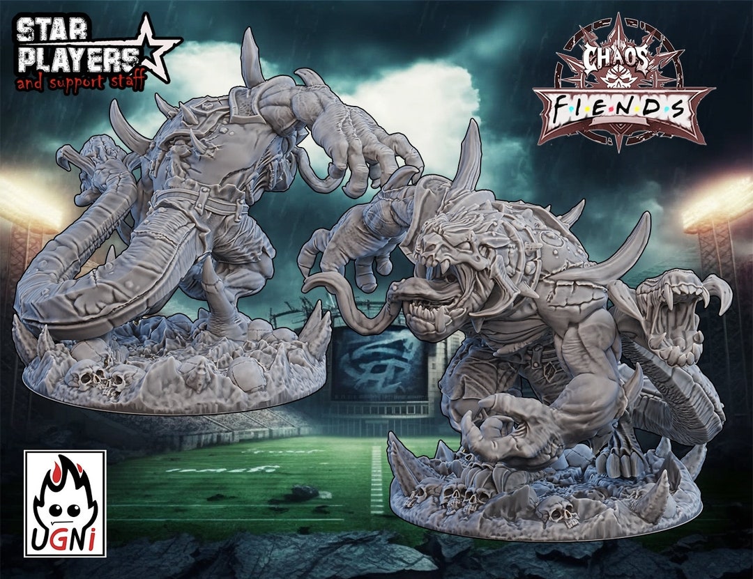 Scula the Demon - UGNI Fantasy Football Star Player Bowl, Demon, Chaos ...