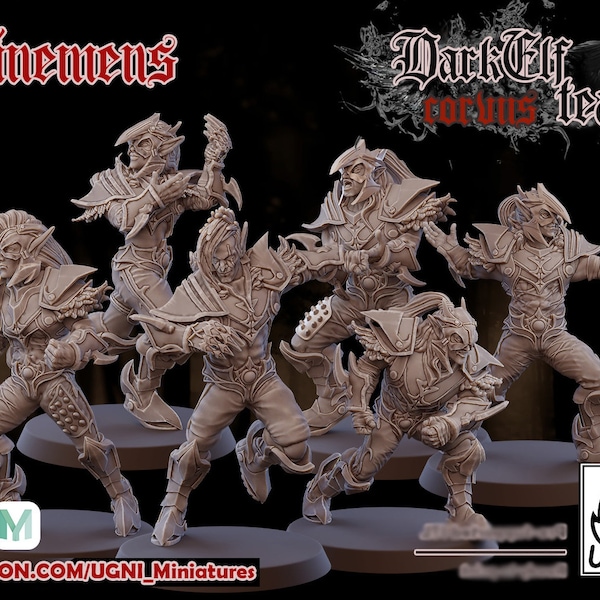 Blood Bowl Dark Elf - Etsy