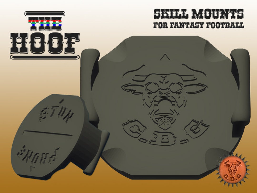 The Hoof X12 - Skill Mount and Ring System for Fantasy Football Bowl - Etsy