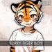 PNGTUBER FURRY Tiger Boy | Cute Animal Png Tuber | Ready to Use ...