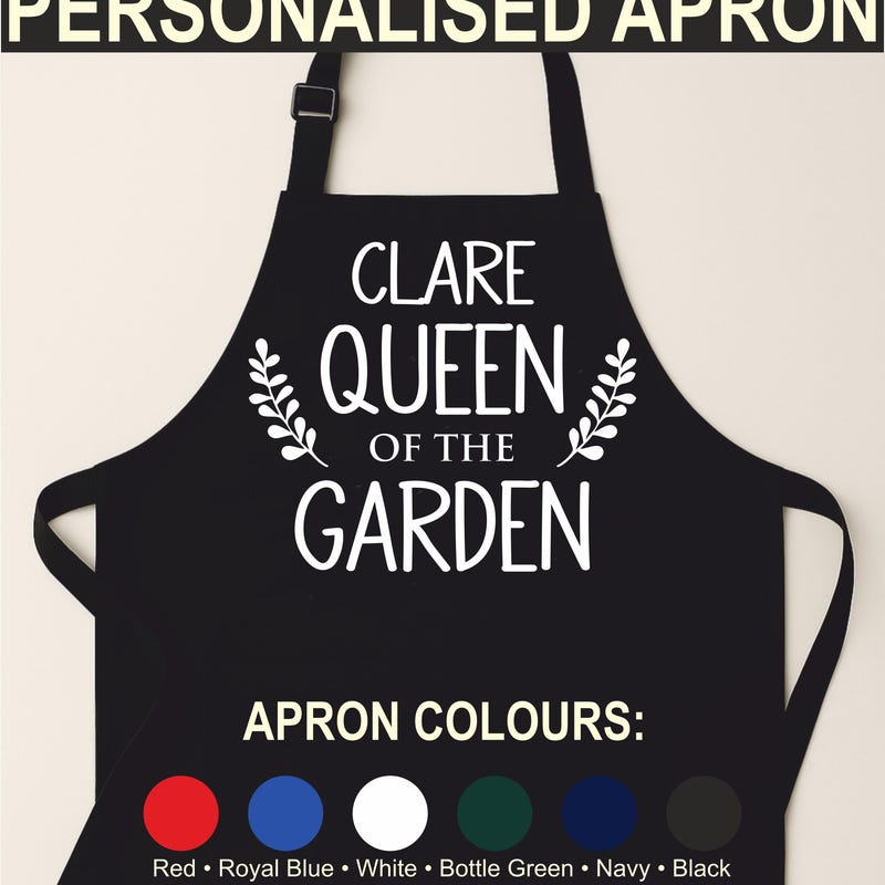 Queen of the Garden Apron - Etsy UK