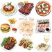 Watercolor Food Clipart Bundle,delicius Meal Png,kids Meal Art,dinner ...