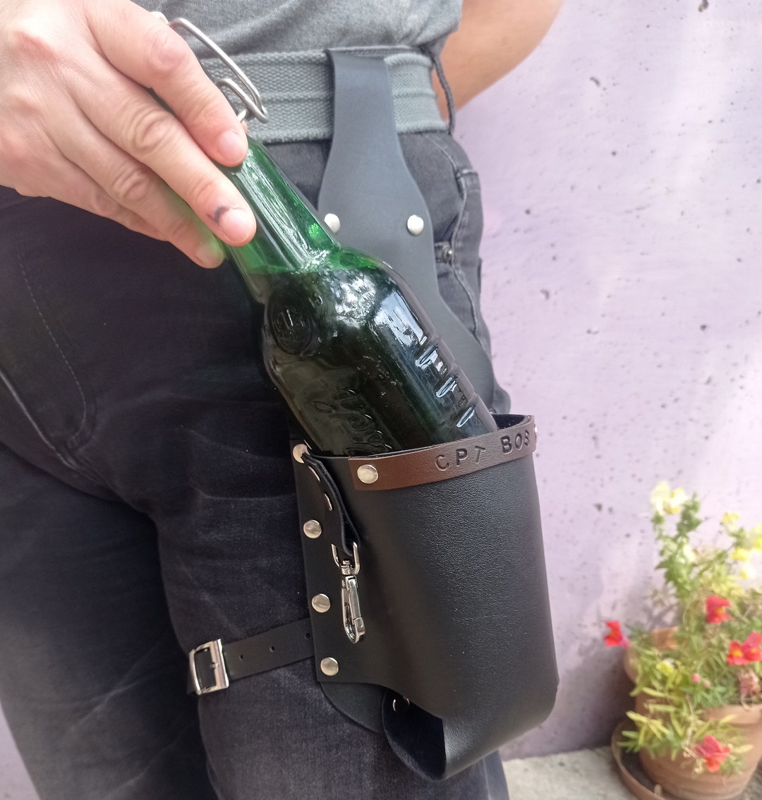 Personalized Black Beer Holsters: the Perfect Gift for Groomsmen ...