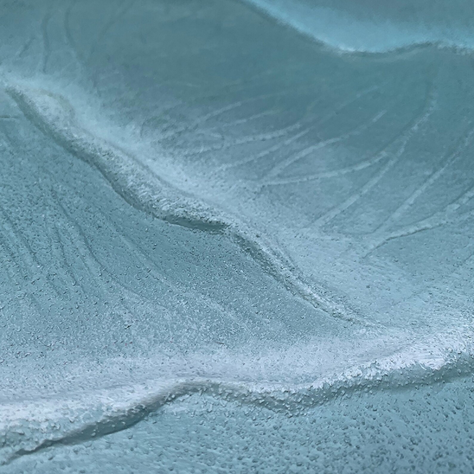 Sea Beach Canvas Oil Painting, Ocean Wave 3d Texture Painting, Blue ...