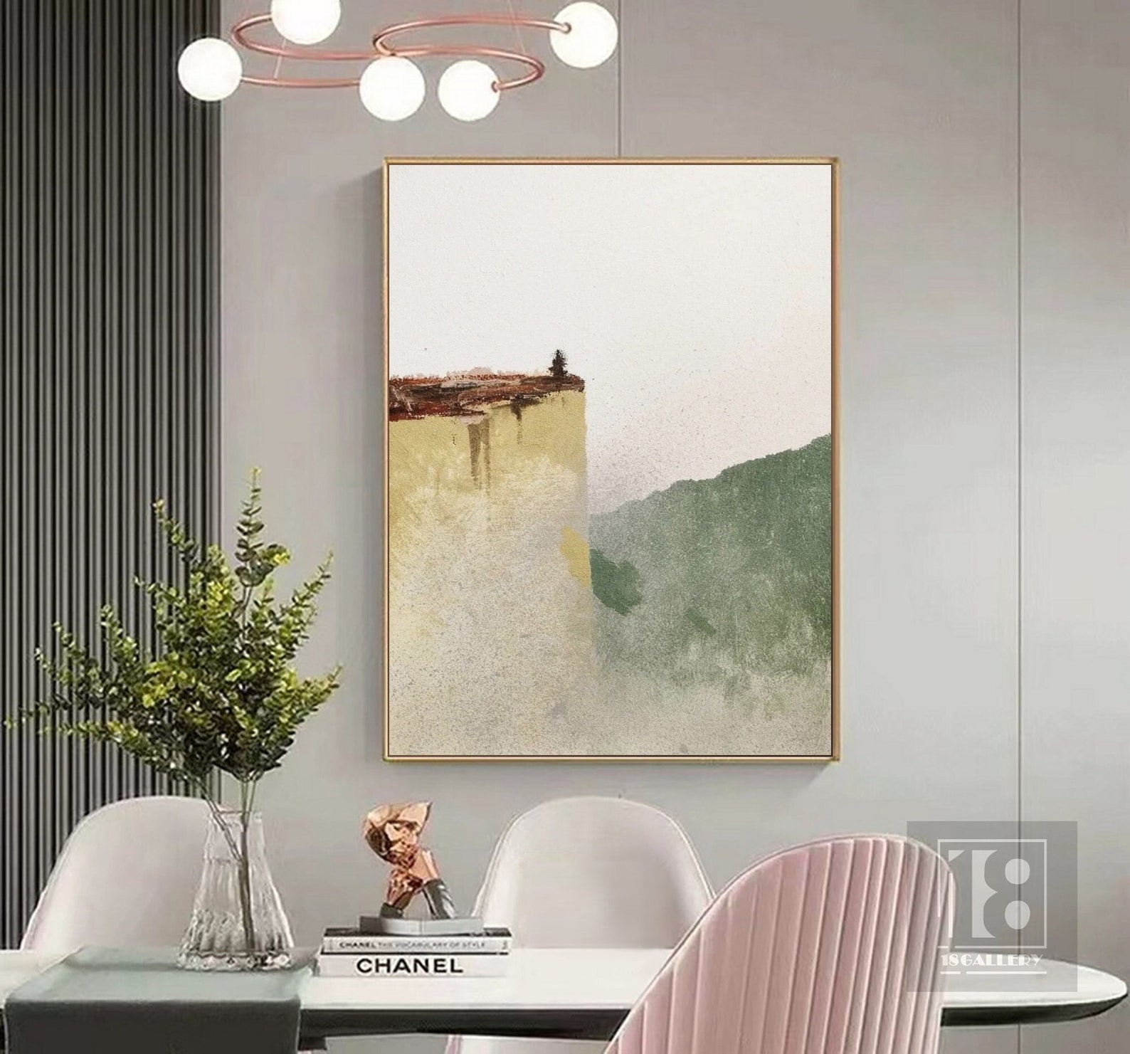Minimalist Abstract Landscape Painting,abstract Painting on Canvas ...