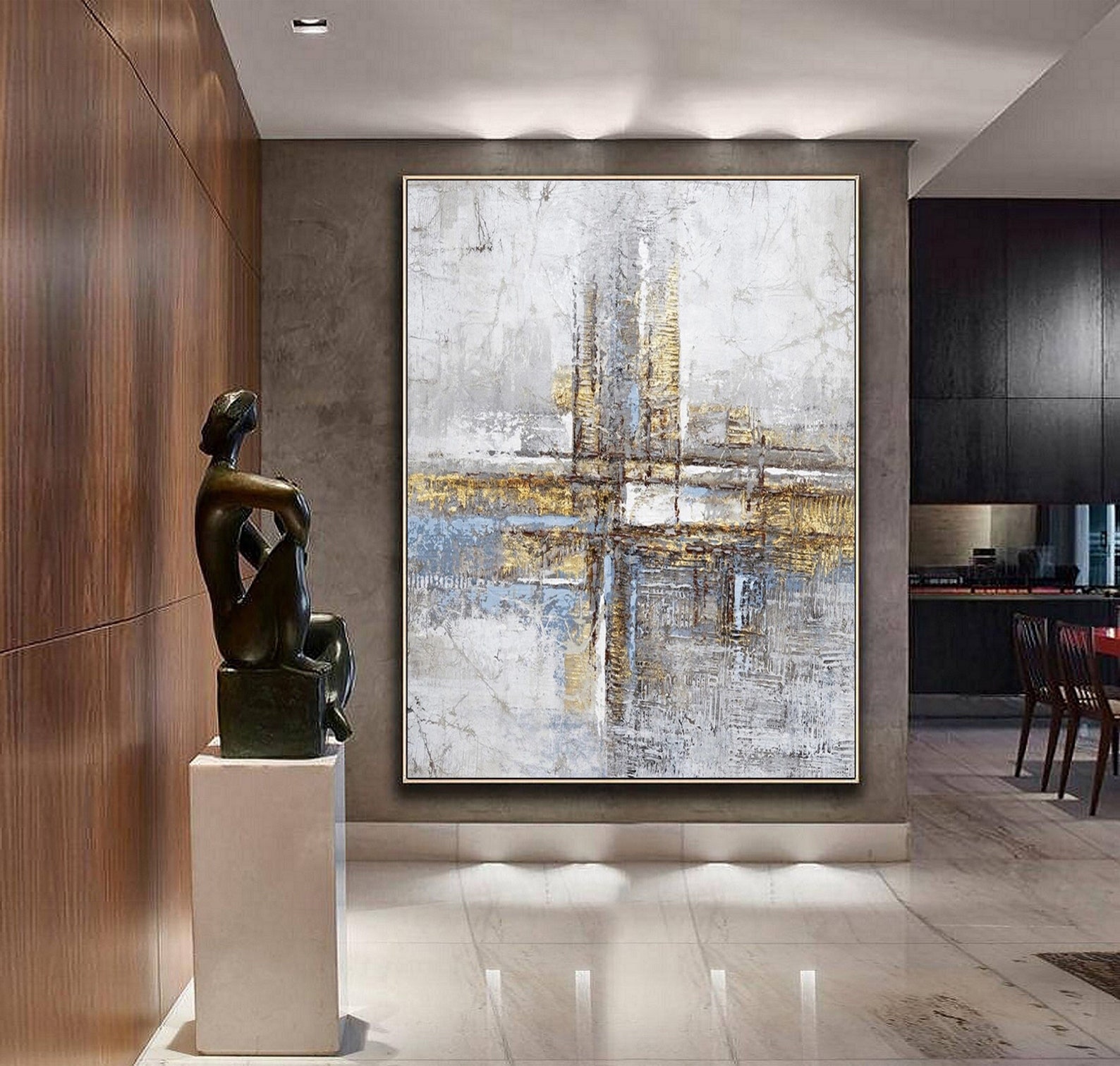 Modern Abstract Oil Painting on Canvasoriginal Abstract - Etsy