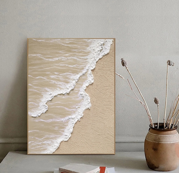 Ocean Wave Textured Art
