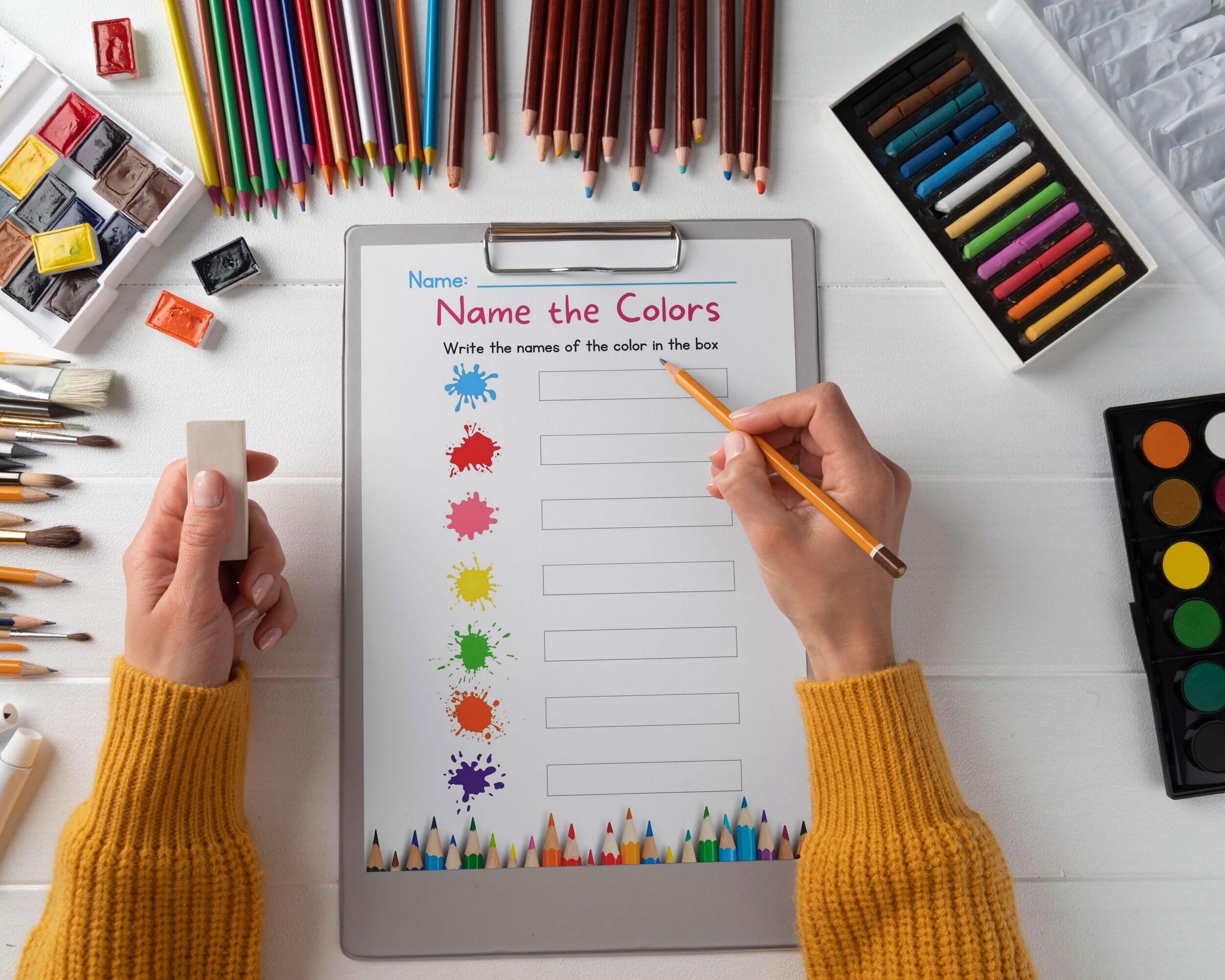 Color Matching Worksheets for Kids Educational Activities for ...