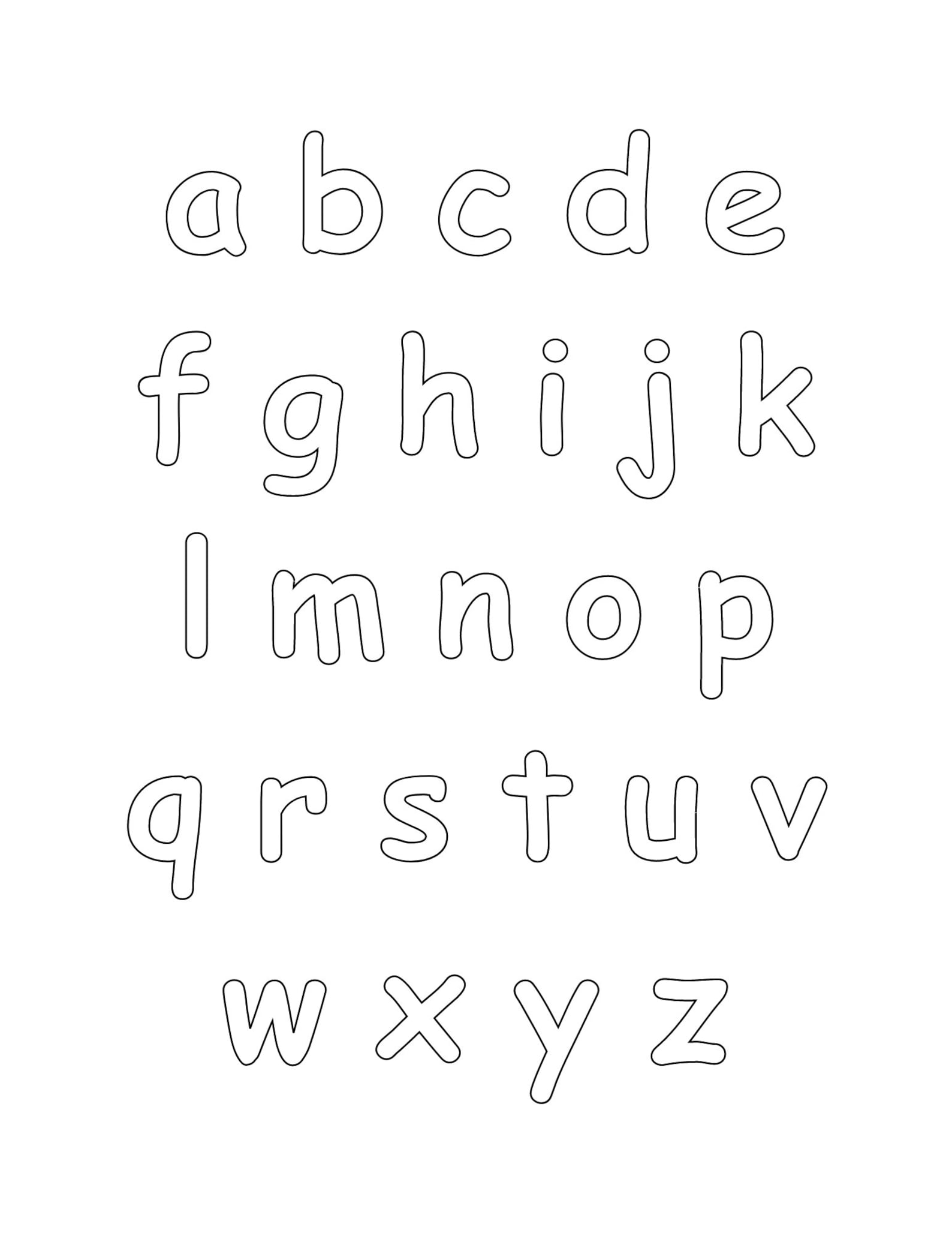 ABC Uppercase and Lowercase Letters Worksheets - 2 Font Types - 56 ...