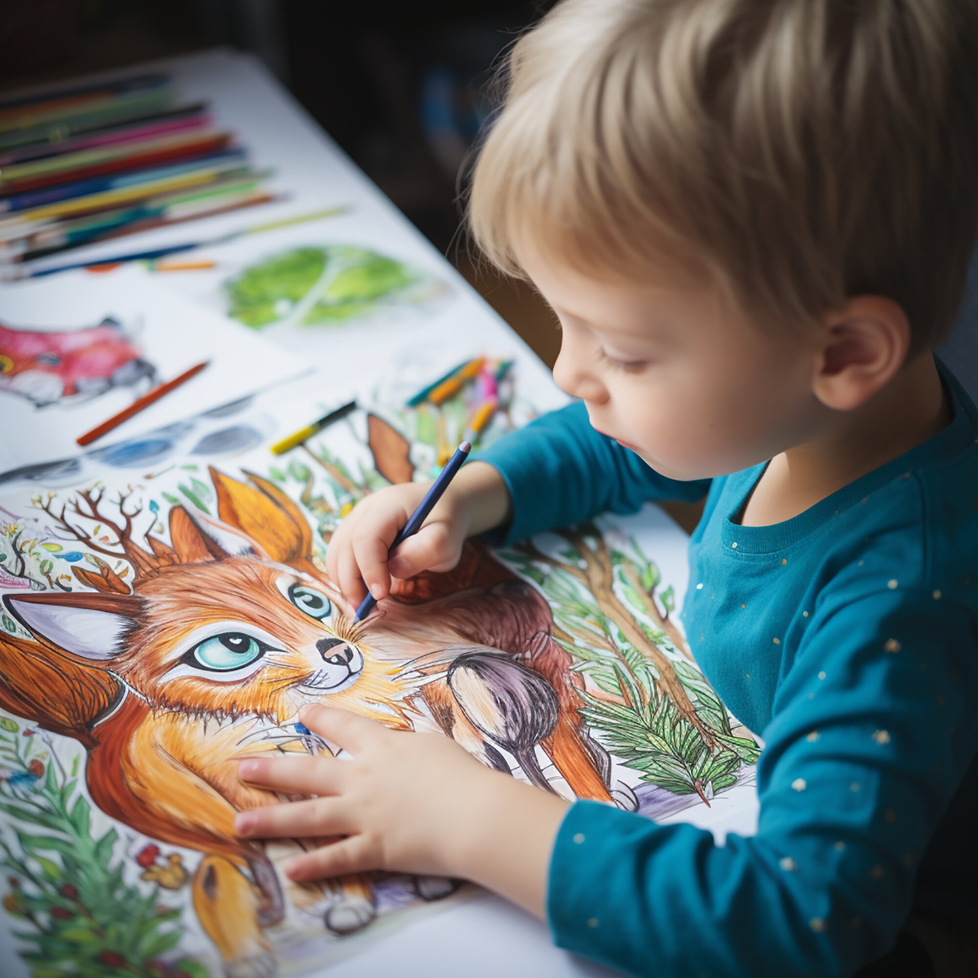 Animal Coloring Pages for Preschoolers Alphabetical Order Animals A-Z ...