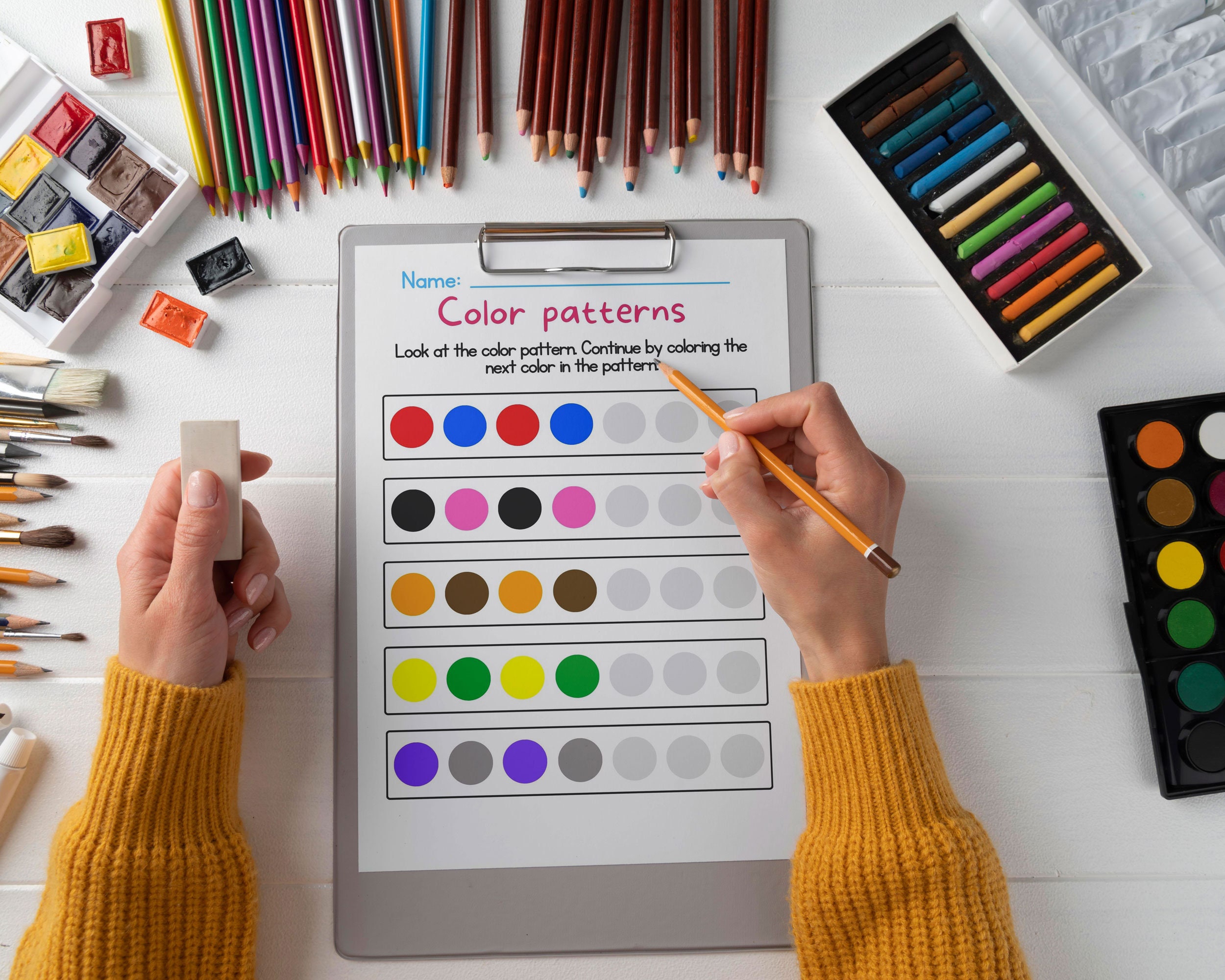 Color Matching Worksheets for Kids Educational Activities for ...