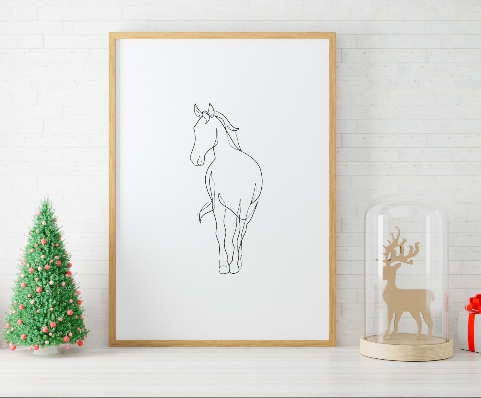 Horse Line Art Prints Horse Arts art Prints Horse Art Wall - Etsy
