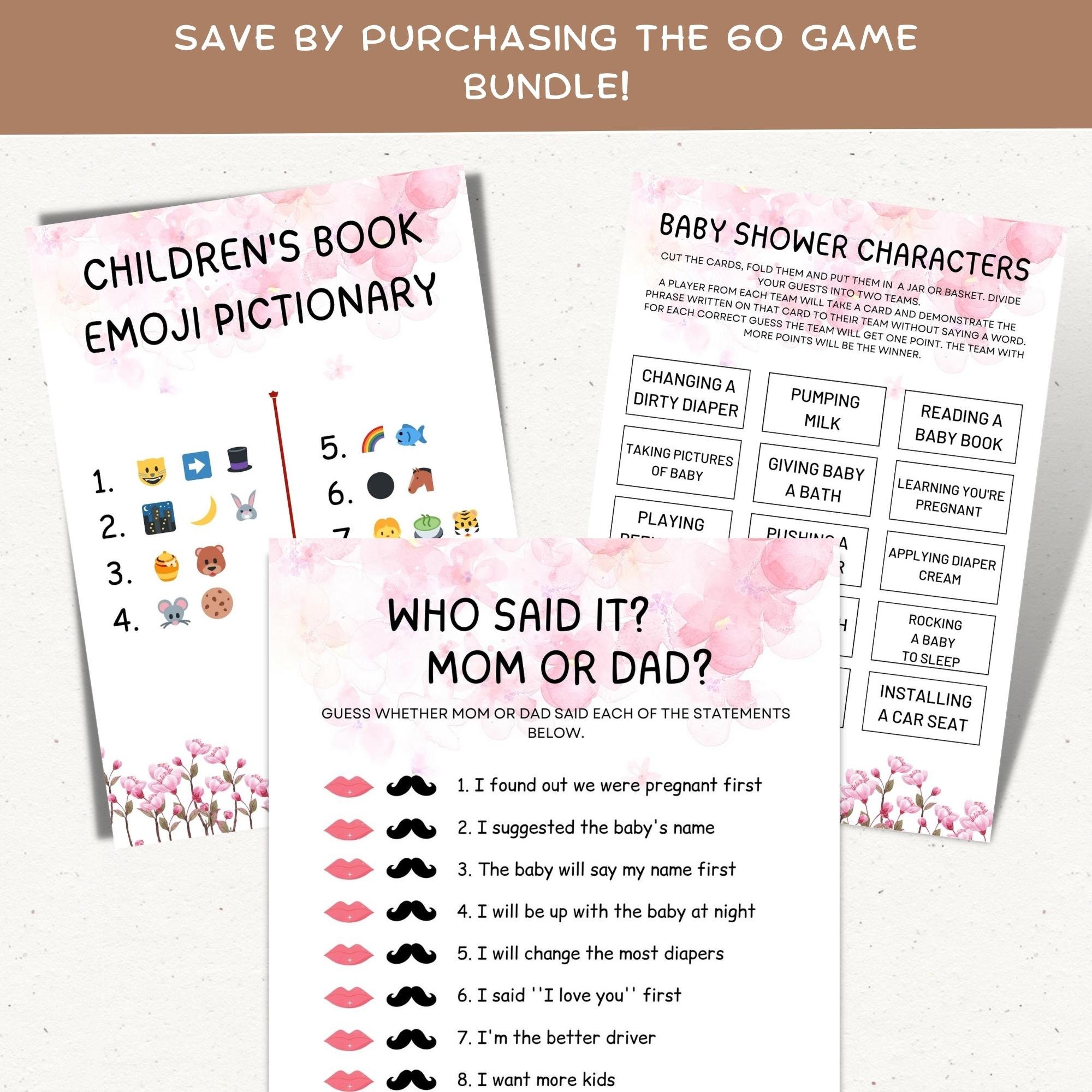 What's in Your Purse Game, Printable Baby Shower Game, Purse Game, Baby ...