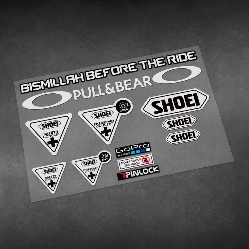 Motorcycle Helmet Decals - Etsy