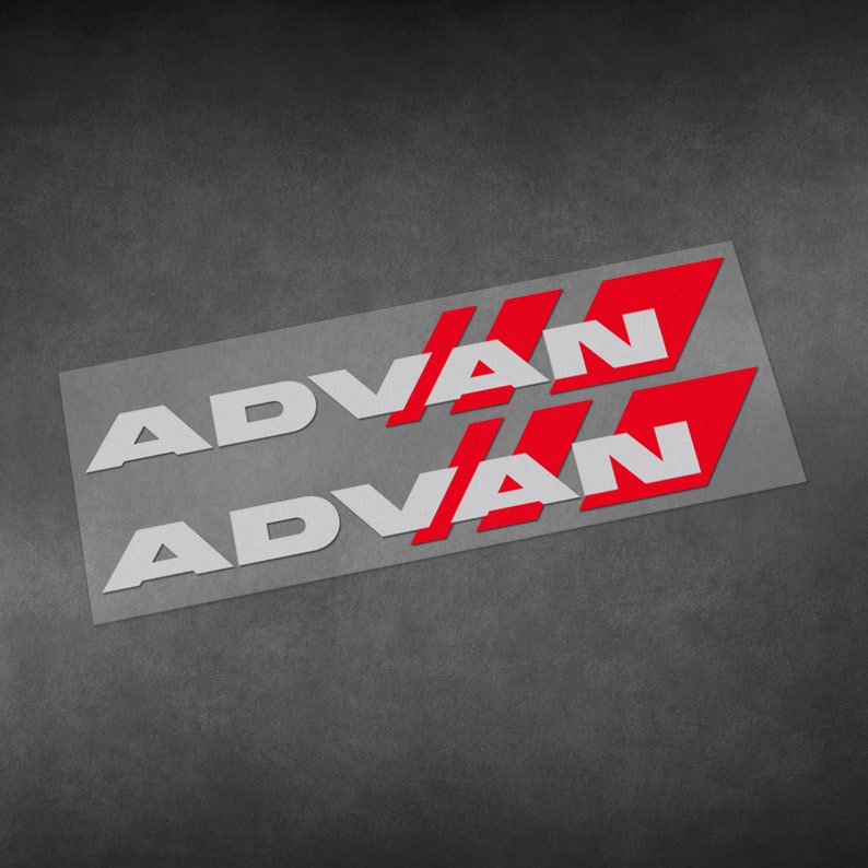 Motorcycle Stickers Advan Gt Racing Sponsor Decals Vinyl - Etsy