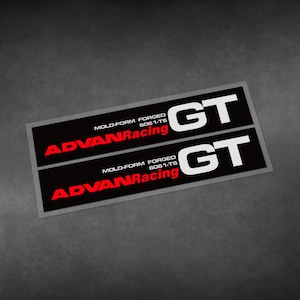Motorcycle Stickers Advan Gt Racing Sponsor Decals Vinyl Material for ...