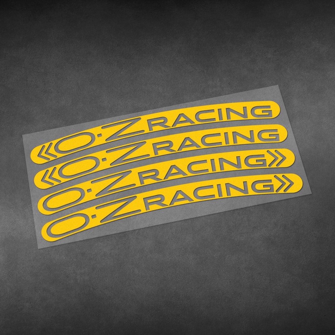 Motorcycle Car High Quality Stickers Oz Racing Sponsor Decals Vinyl ...