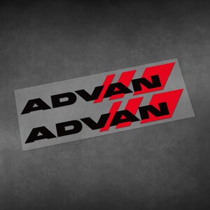 Motorcycle Stickers Advan Gt Racing Sponsor Decals Vinyl Material for ...