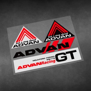 Motorcycle Stickers Advan Gt Racing Sponsor Decals Vinyl Material for ...
