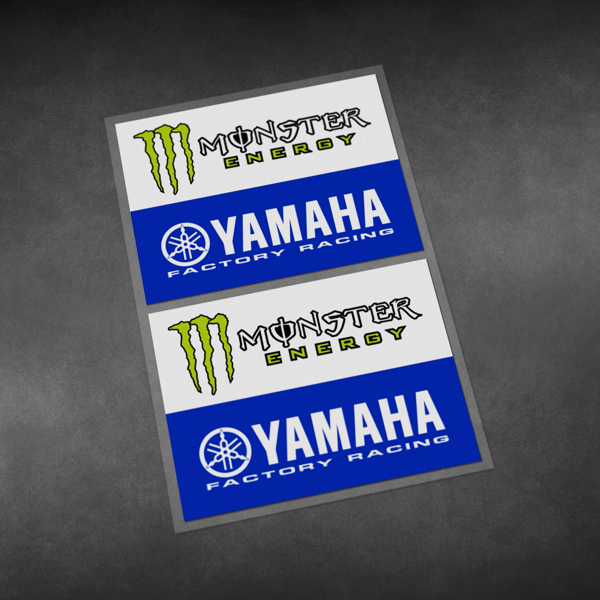 Blue Monster Energy Logo Decal