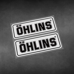 Motorcycle Car High Quality Stickers Ohlins Shock Absorber Decals Vinyl ...