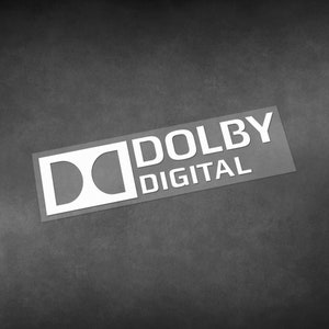 Motorcycle Car High Quality Stickers Dolby Digtial Atmos Vision Laptop ...