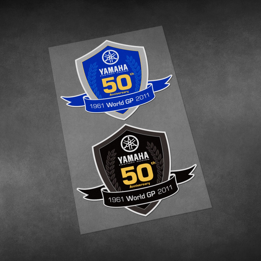 Motorcycle Car High Quality Stickers 50th Anniversary Decals Vinyl ...