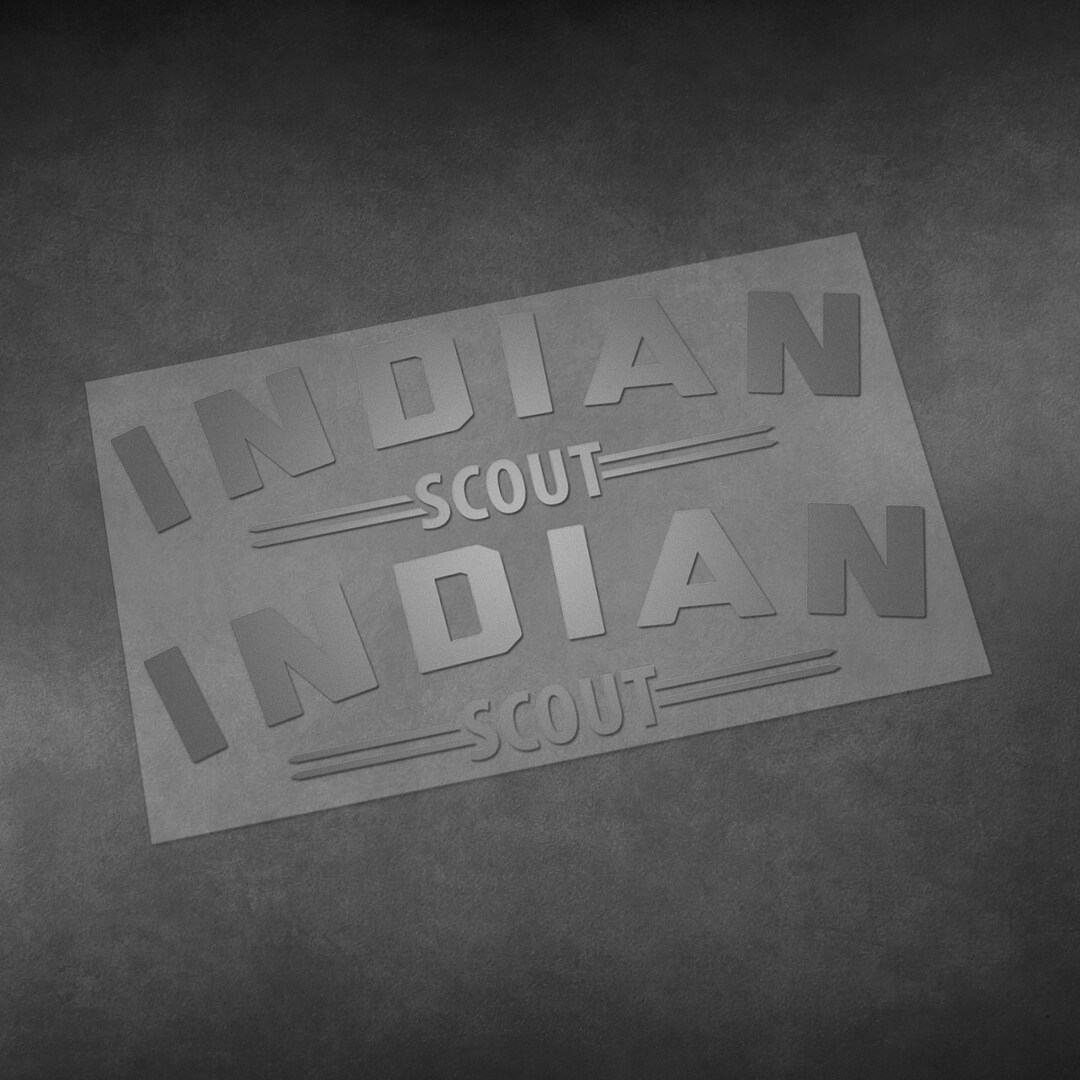 Motorcycle Car High Quality Stickers Indian Scout Decals Vinyl Material ...