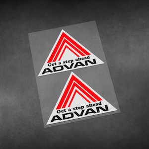 Motorcycle Stickers Advan Gt Racing Sponsor Decals Vinyl Material for ...
