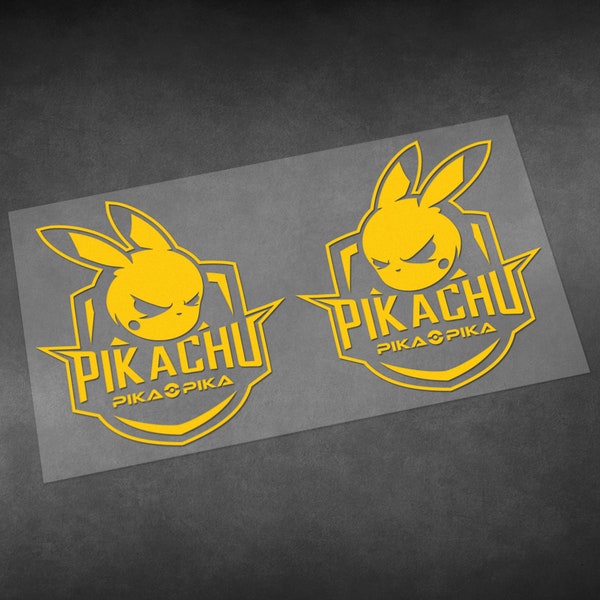Pikachu Car Window Stickers - Etsy