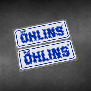Motorcycle Car High Quality Stickers Ohlins Shock Absorber Decals Vinyl ...