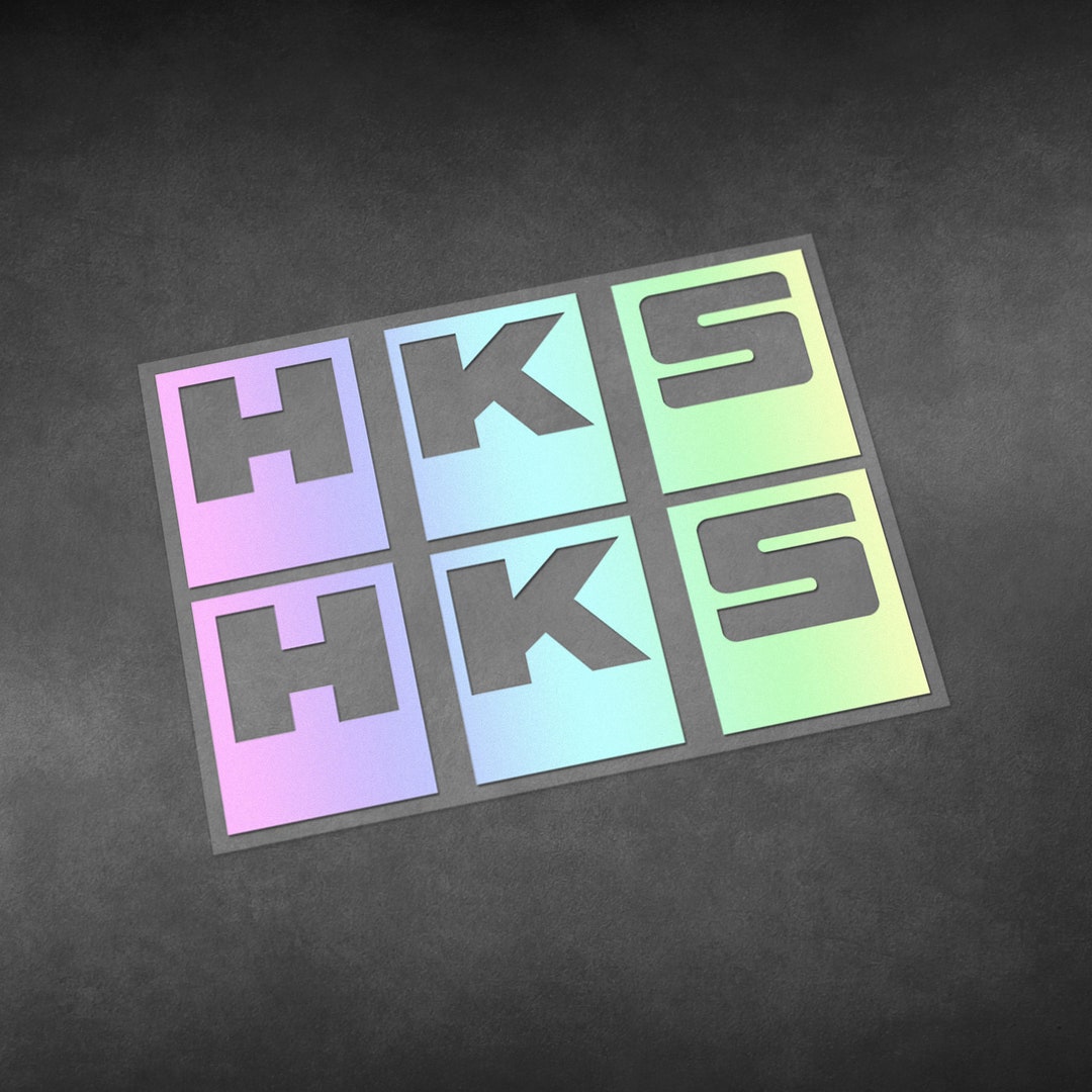 Motorcycle Car High Quality Stickers HKS Sponsor Decals Vinyl Material ...