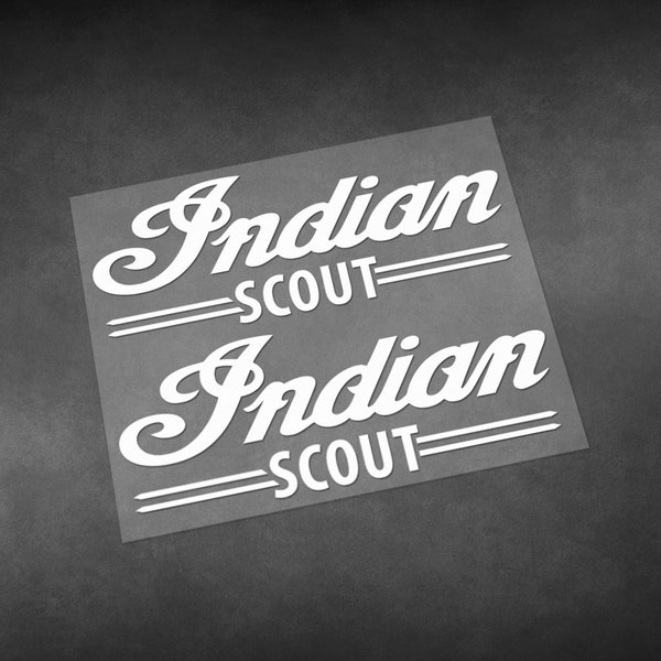 Indian Scout Vinyl Tank Decals - Etsy
