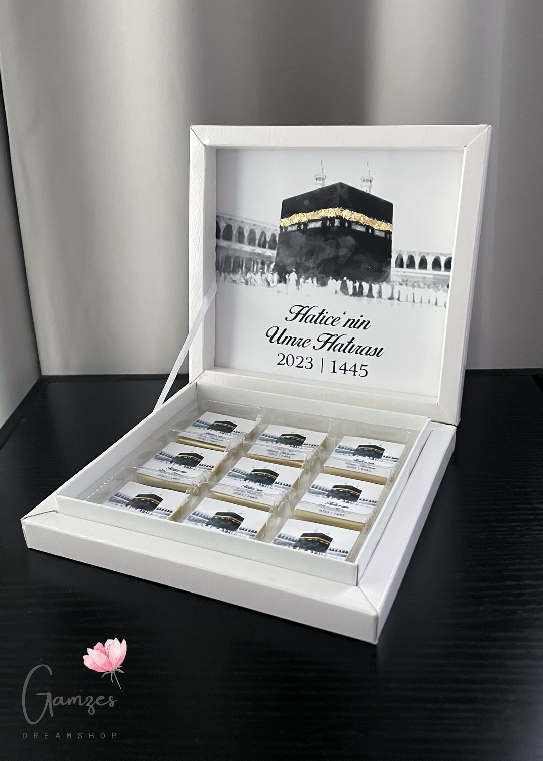 Personalized Chocolate Box Umre Hatirasi - Etsy
