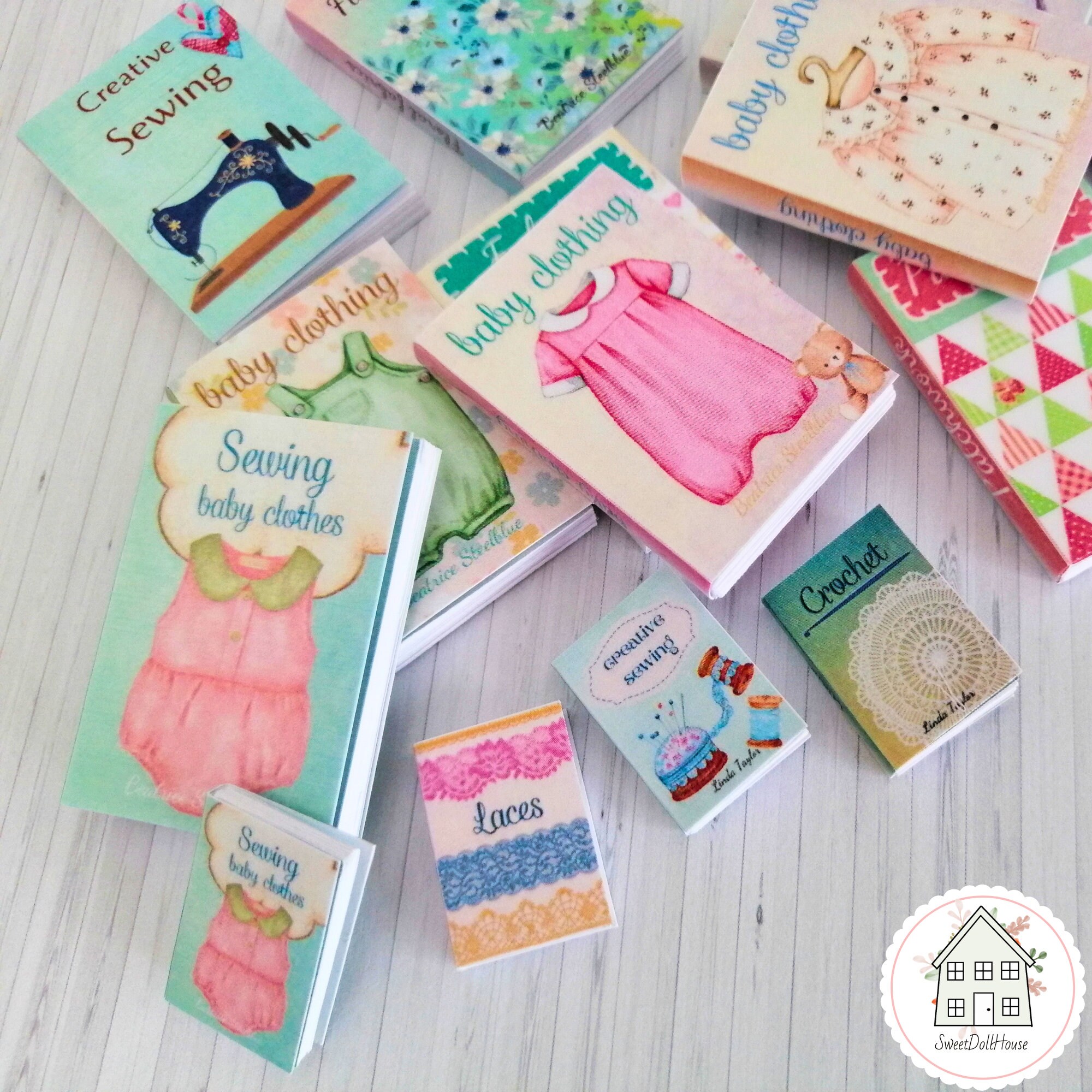 40 Printable Miniature Books Covers, Dollhouse - Etsy