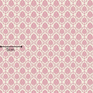 Dollhouse Wallpaper 1:12 Scale Printable Digital Download, Damask ...