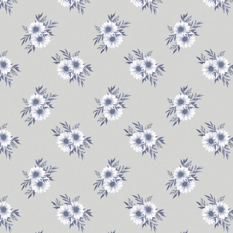 Dollhouse Wallpaper 1:12 Scale Printable Digital Download, Floral ...