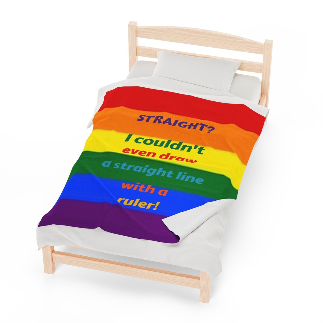 Rainbow Riot Blanket: Embrace the Quirkiness LGBTQ Inspired, Cozy, and ...