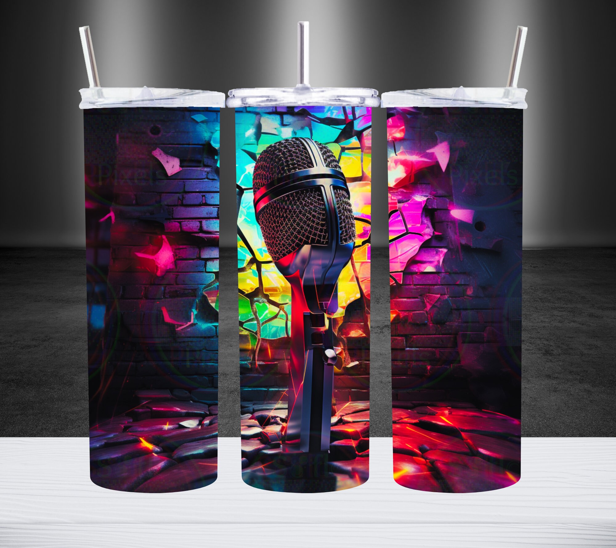 Graffiti Microphone Drawings