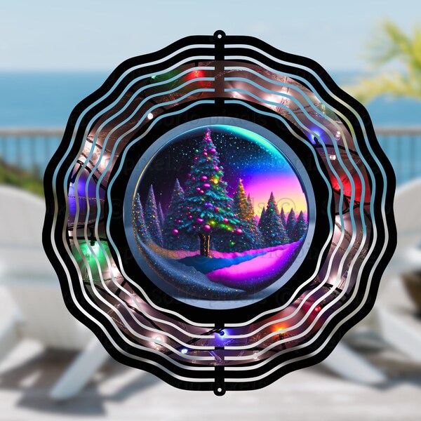 Christmas Tree Wind Spinner Template - Etsy
