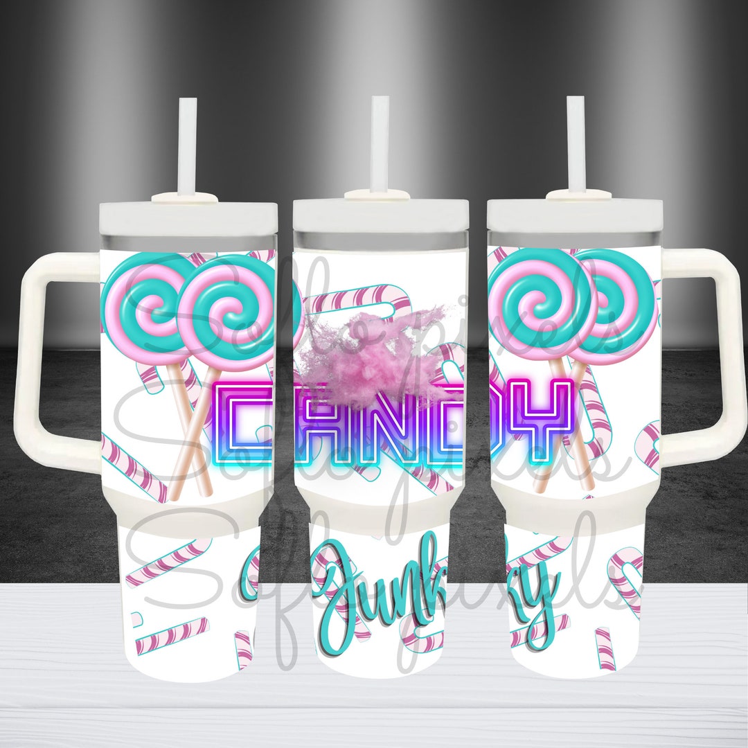 40 Oz Tumbler Wrap, Candy Junky, Instant Digital Download PNG - Etsy