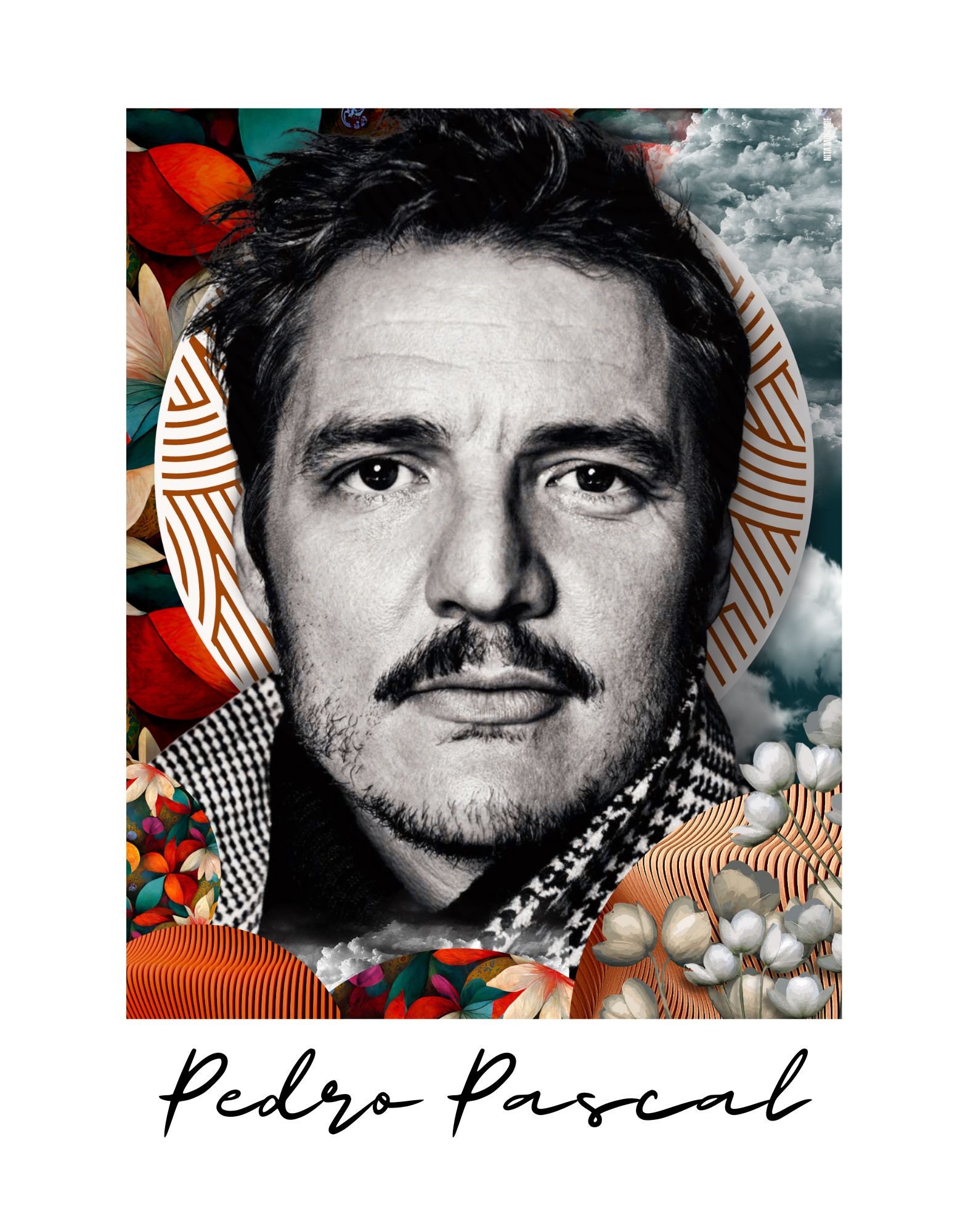 Pedro Pascal, Daddy Pascal, Last Of Us, Vintage, Abstract Art, Man Of ...
